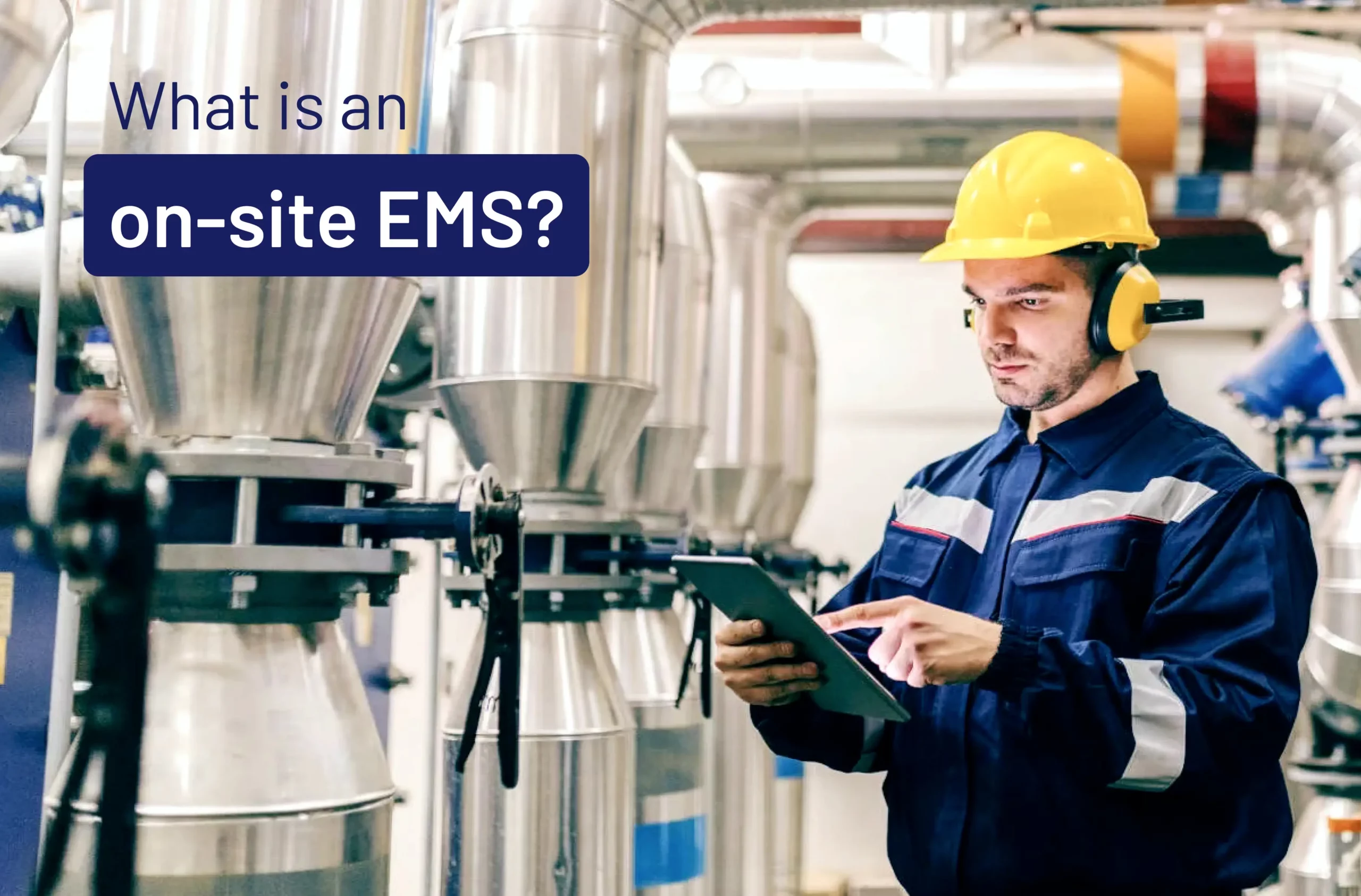 What is an on-site Energy Management System (EMS)?